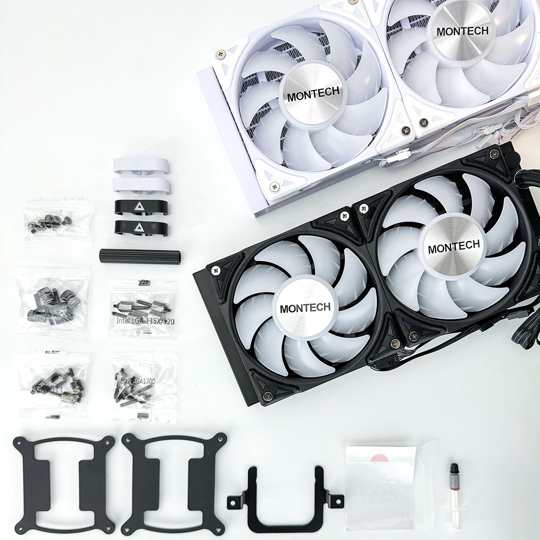MONTECH HyperFlow ARGB 240 - AIO CPU Liquid Cooler, Intel&AMD ...